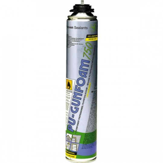 PU-GUNFOAM low expansion | Mousse pistolable 750 ml - DENBRAVEN
