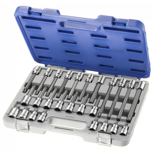 Coffret de douilles tournevis xzn 26 pièces E200515 Outillage Marque Expert by Facom