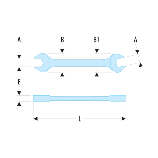 44.30X32 | Clé plate Facom 30 x 32mm | Clé plate Facom outillage