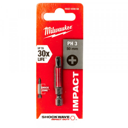 Embouts de vissage pour visseuses à chocs CD Shockwave Tic Tac PH 2 x ...