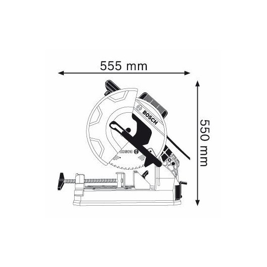 GCD 12 JL | Scie circulaire Bosch pro à froid GCD 12 JL diamètre lame ...