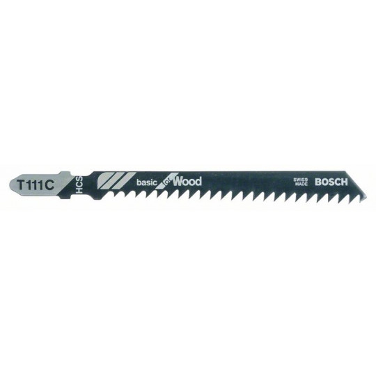2608630033 | Lames de scie sauteuse T 111 C Basic for Wood - L 100 mm ...