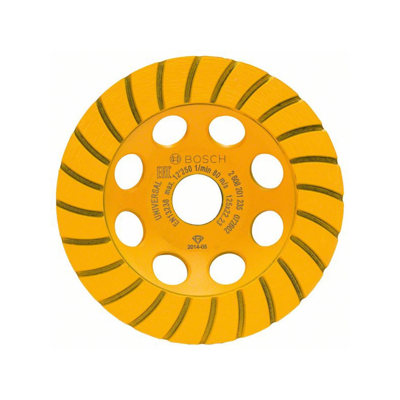 Meule assiette diamantée Standard for Universal Turbo Outillage Bosch ...
