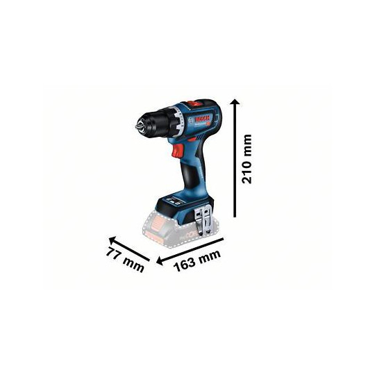 Perceuse visseuse GSR 18V-90 C solo L-Boxx - Bosch | 0 601 9K6 002