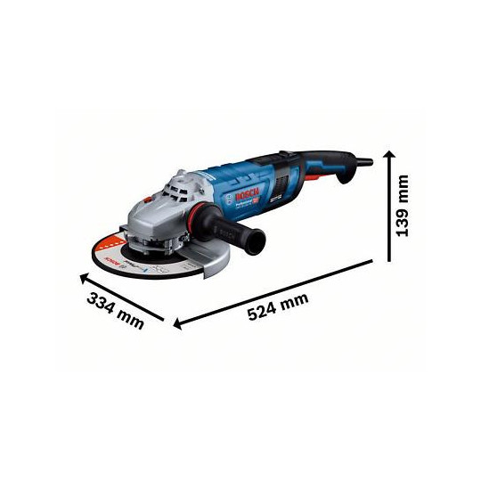 Meuleuse 2 800W GWS 30-230 PB solo Carton - Bosch | 0 601 8G1 100