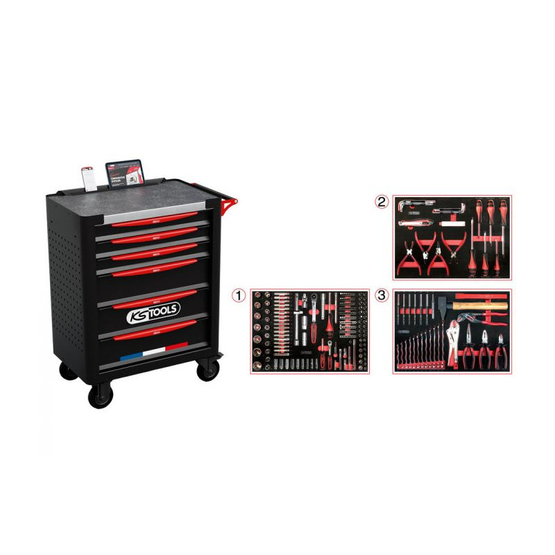 Servantes d'ateliers et postes Ks Tools | Master Outillages