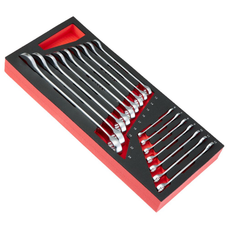 Jeu de 16 cles mixtes 40B en module mousse - FACOM | MODM.40B-16PF