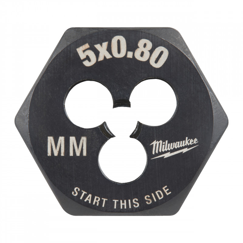 FILIÈRE DE FILETAGE HEX MÉTRIQUE M6-1.00 - Blister - Milwaukee | 4932500614
